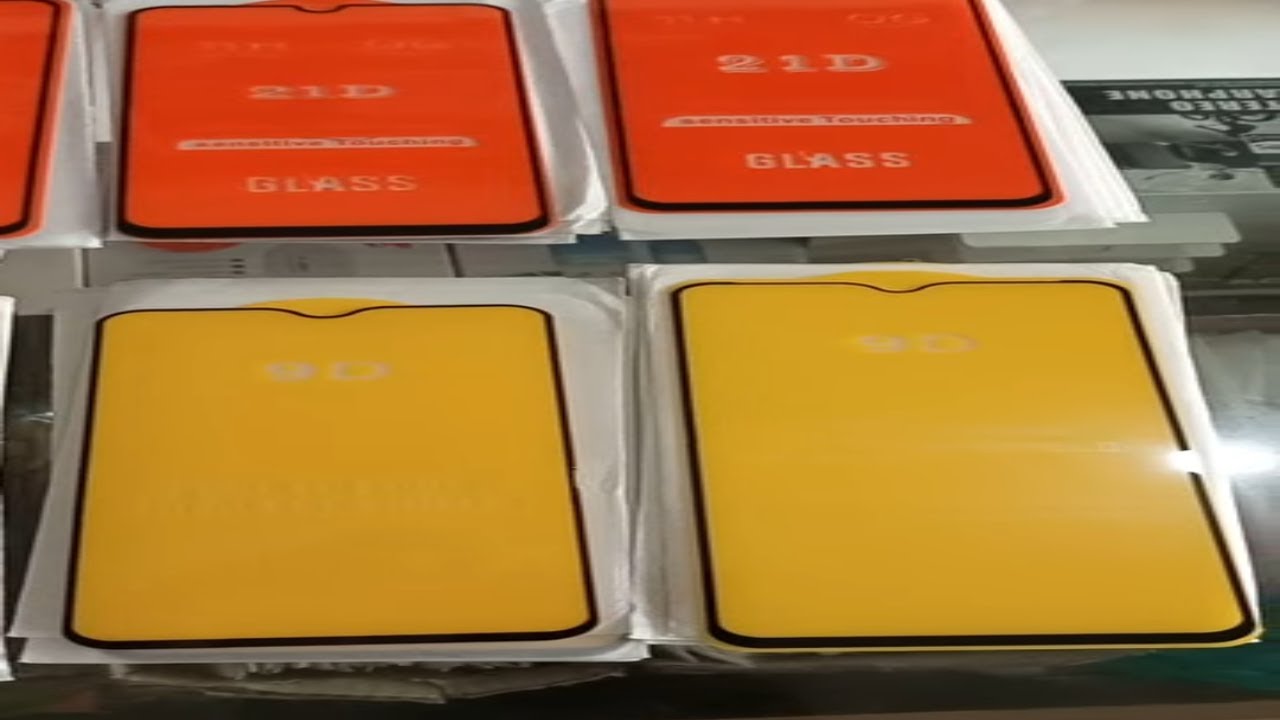 9D-21D-11D Tempered Full HD Glass in screen protector All model - YouTube