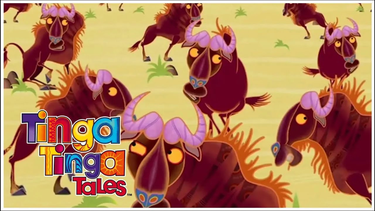 Why Wildebeest Stampede? | Tinga Tinga Tales Official | Full Episodes ...