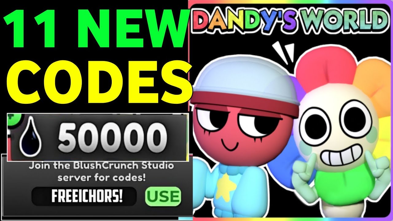 NOVEMBER⚡DANDY'S WORLD CODES 2024 | ROBLOX DANDY'S WORLD CODES - YouTube