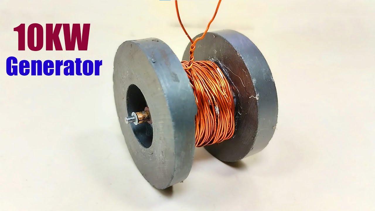 Free energy generate 10KW use copper wire I Electricity220v II ...