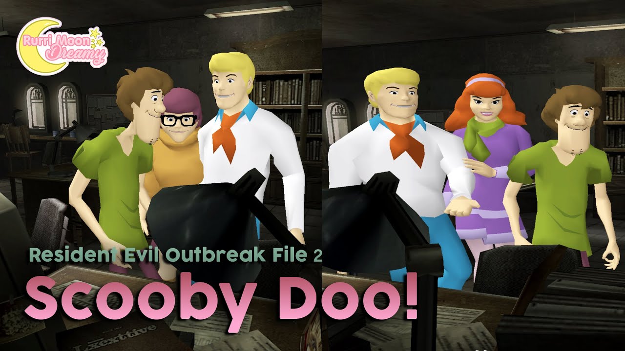 Resident Evil Outbreak File 2 - Scooby Doo Mods - YouTube