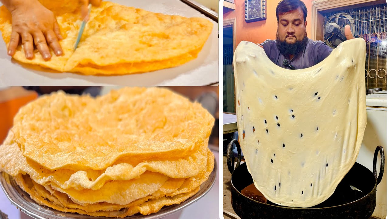 Puri paratha | commercial style puri paratha recipe by | Farooq ghouri ...