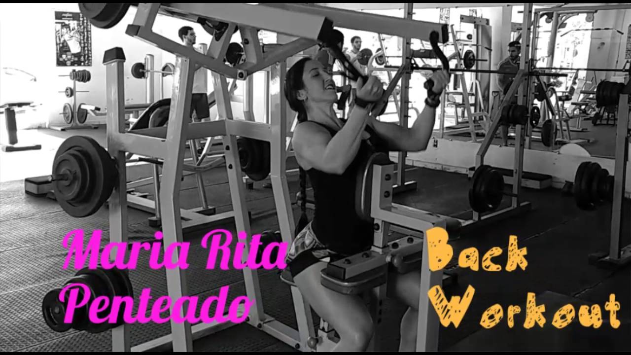 IFBB PRO Maria Rita Penteado trains back- Treino de Costas - YouTube
