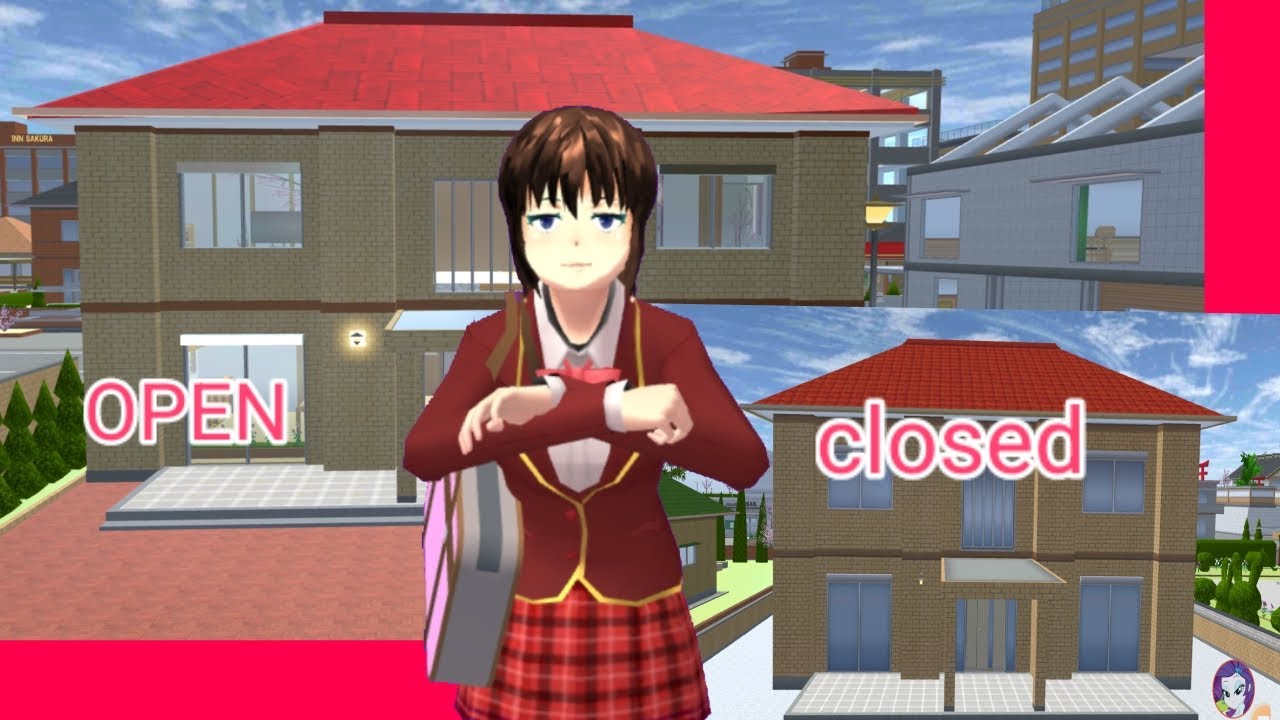OPEN CLOSED JURI SHIROSAKI SAKURA School Simulator - YouTube