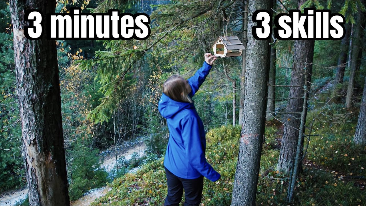 3 BUSHCRAFT skills in 3 minutes🏕️ - YouTube