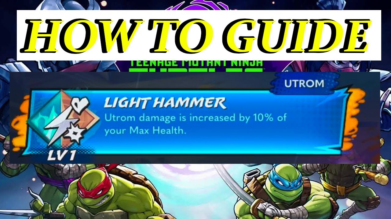 HOW TO GET LIGHT HAMMER | Teenage Mutant Ninja Turtles Splintered Fate ...