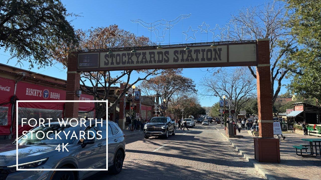 Fort Worth Stockyards | 4K Walking Tour | December 2023 - YouTube