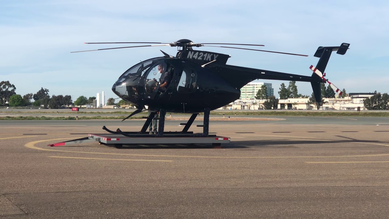 MD500E Start Up and Run Up #2 - YouTube