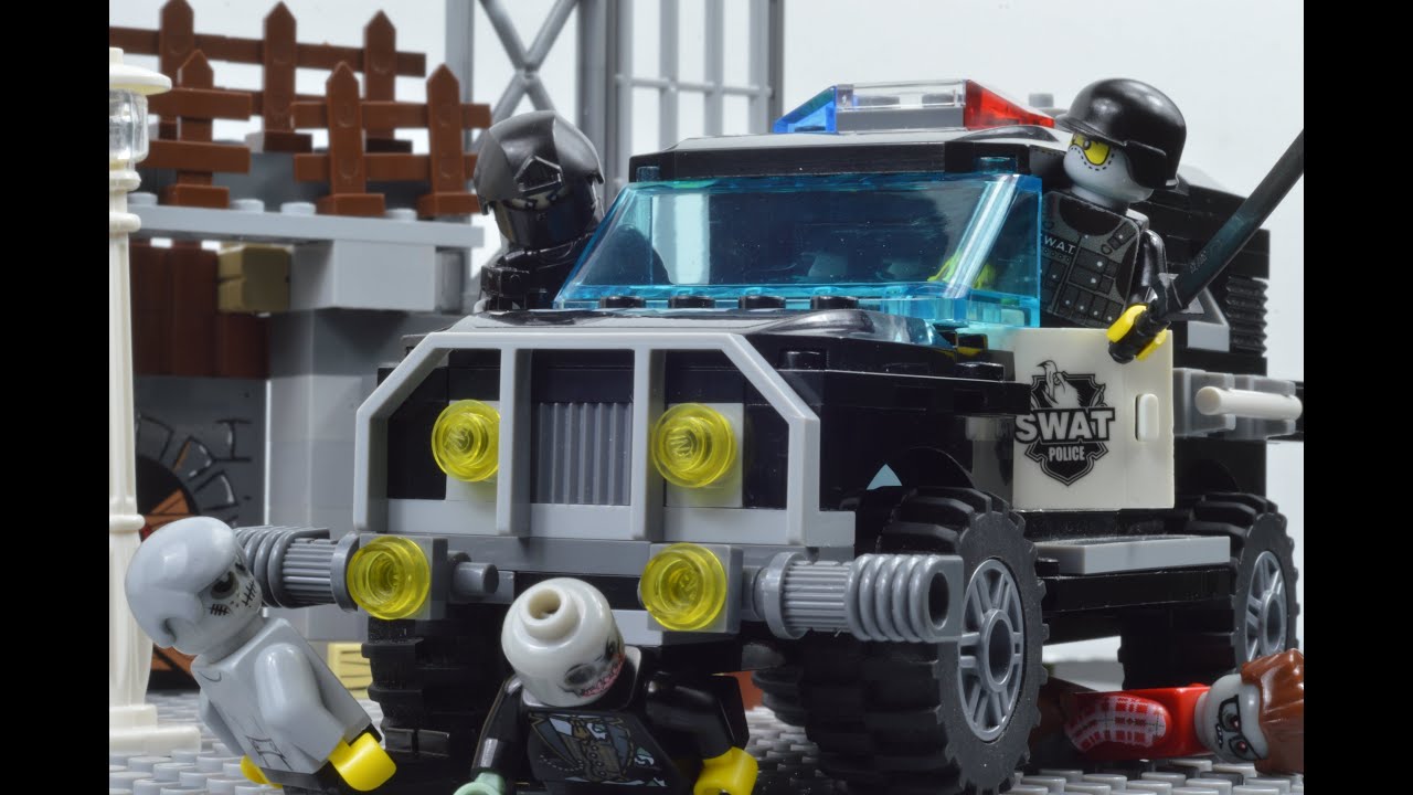 LEGO SWAT lego swat -swat guys vs zombies part 3 Extermination - YouTube