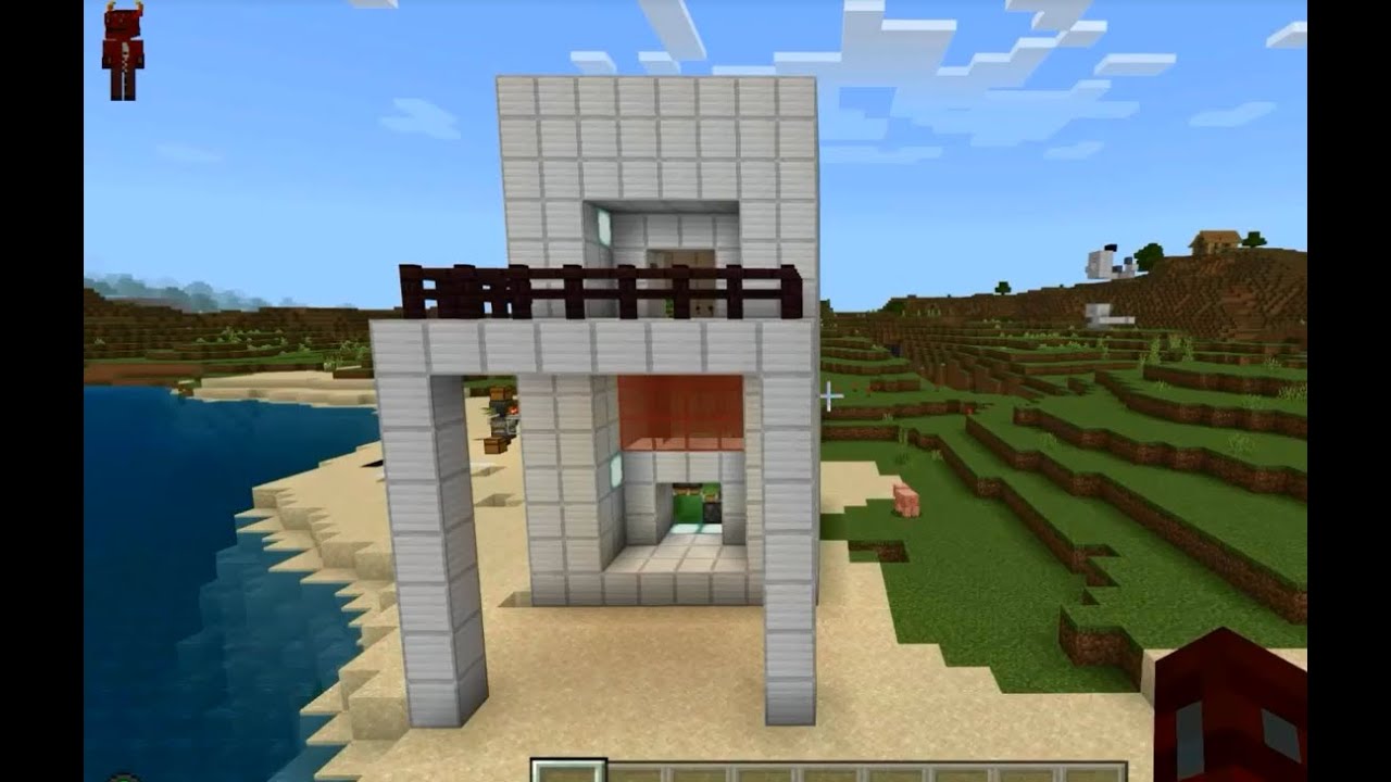 Comment construire ascenseur minecraft en 10 minute (Tuto) - YouTube