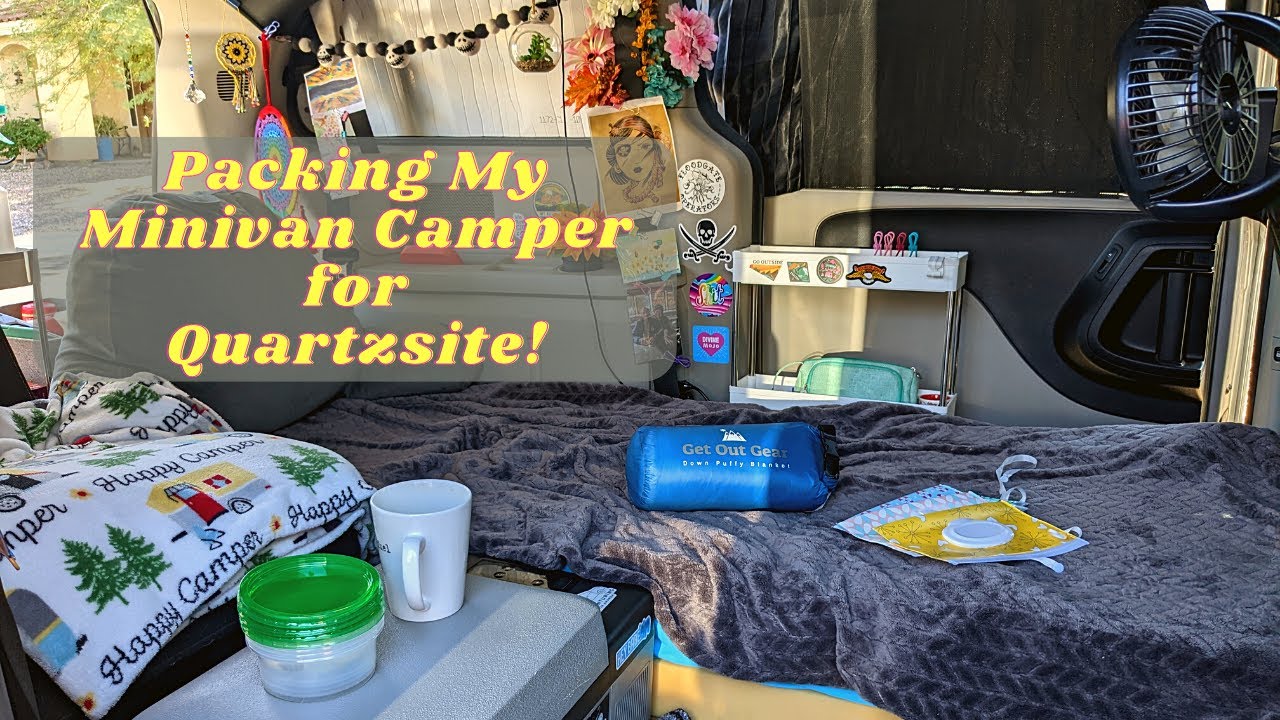 Packing My Minivan Camper Conversion for My 3rd Season of VAN LIFE in ...