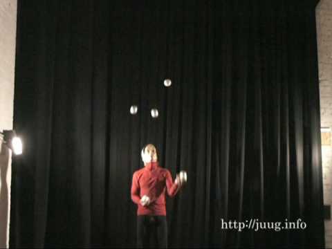 Juggling Tutorial - 5ball 04 - reverse cascade - YouTube