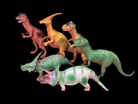 Unbranded lot of large Dinosaur toys review! - YouTube
