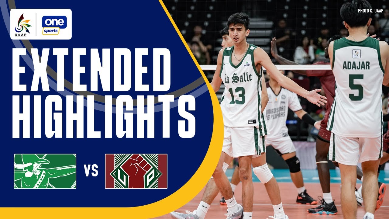 DLSU vs UP | EXTENDED HIGHLIGHTS | UAAP SEASON 87 MEN'S VOLLEYBALL ...