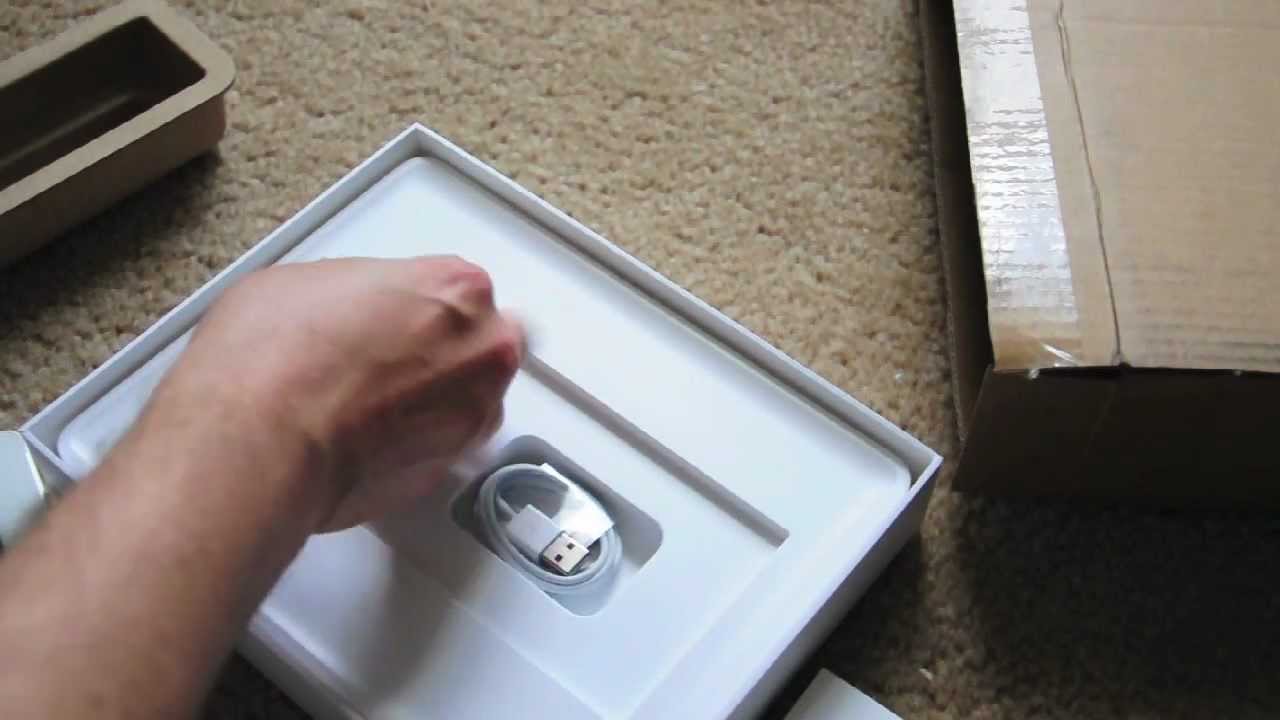 Apple iPad (3) 3rd generation unboxing - YouTube