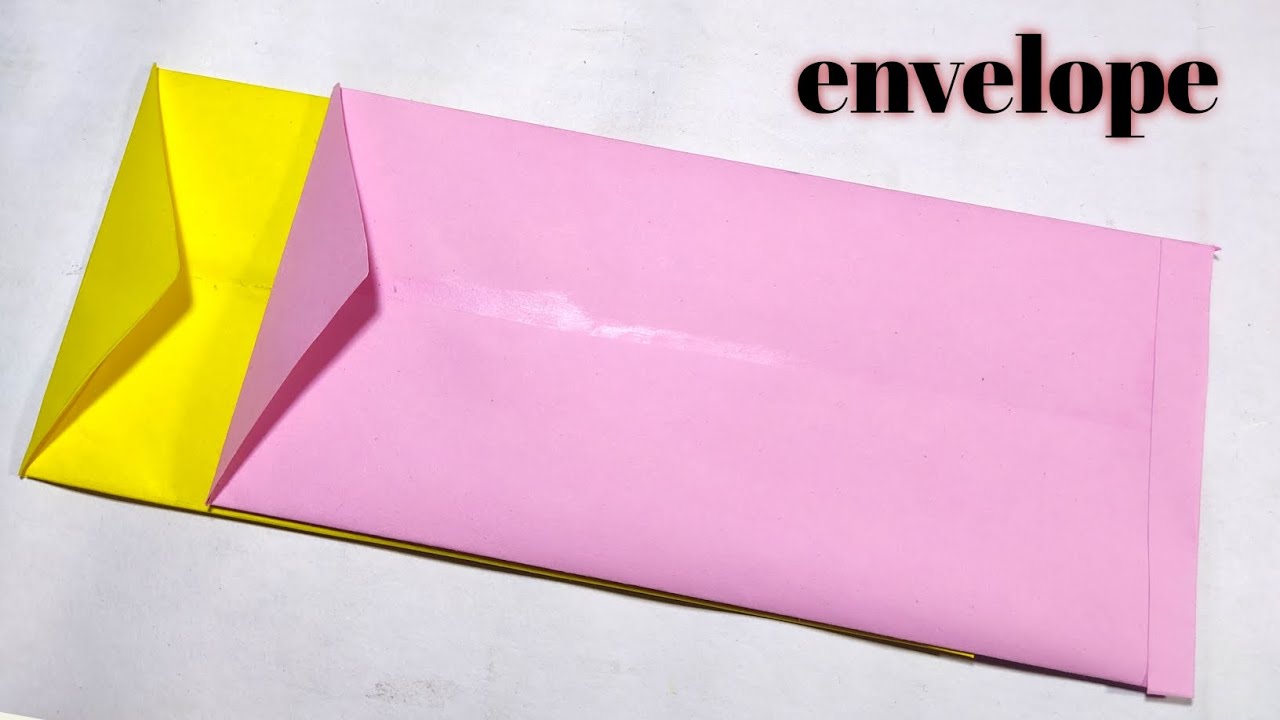 HOW TO MAKE A OFFICIAL ENVELOPE ️ ️/ ENVELOPE MAKING IDEAS / AT HOME ...