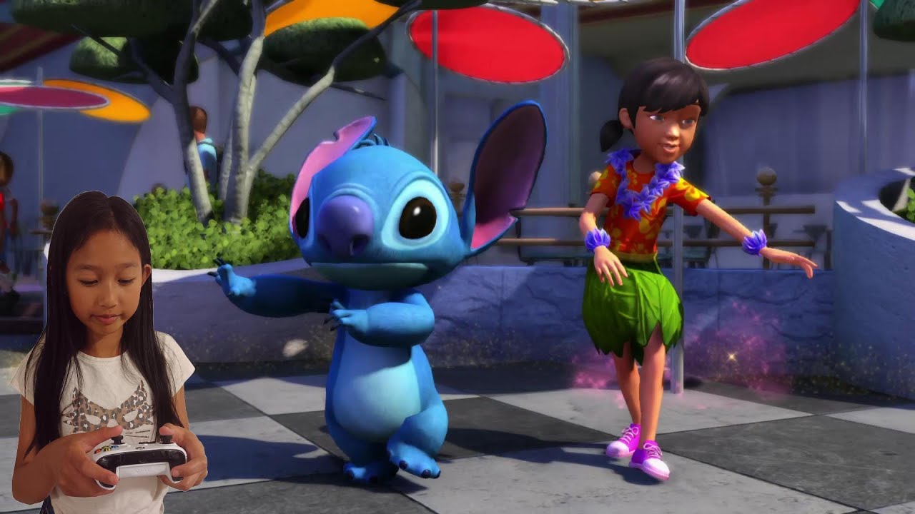 Disneyland Adventures: Cheer Up, Stitch Adventure (Stitch) - YouTube