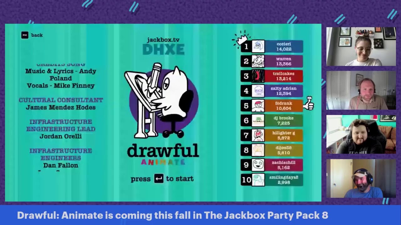 The Jackbox Party Club Plays Drawful: Animate! - YouTube