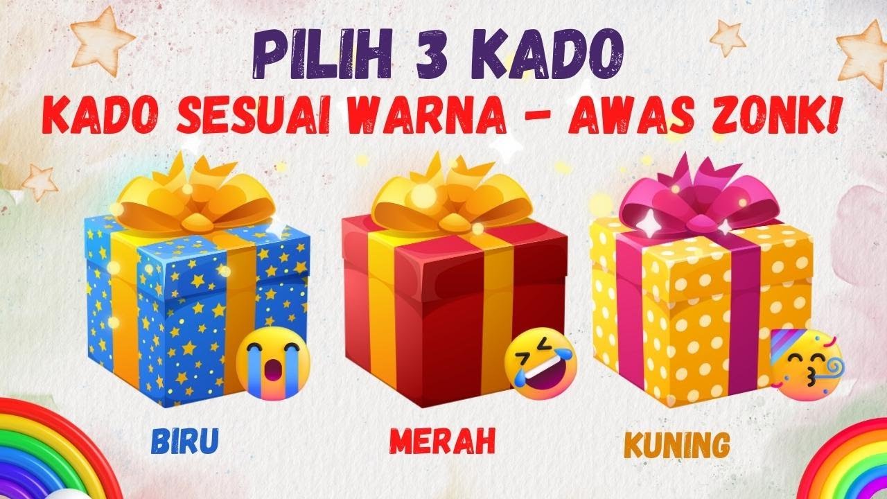 Pilih Kado Lucu 3 Bikin Ngakak 🤣 Pilih Kotak Hadiah Lawak 🎁 Choose Your ...