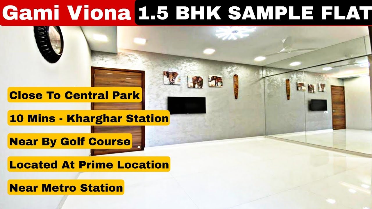 Gami Viona 1.5 BHK Sample Flat Kharghar | Gami Viona Kharghar | Navi Mumbai | OFFER!!!☎ ...