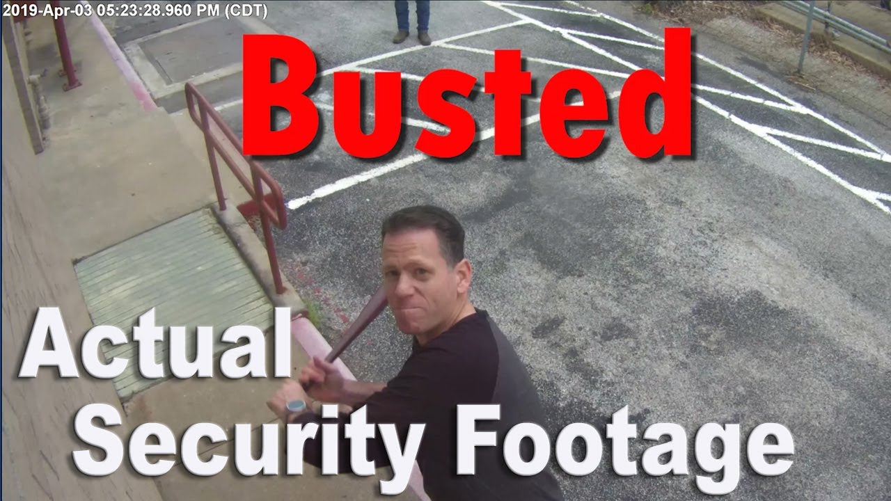 Security Camera Vandalized – (Actual Footage) - YouTube