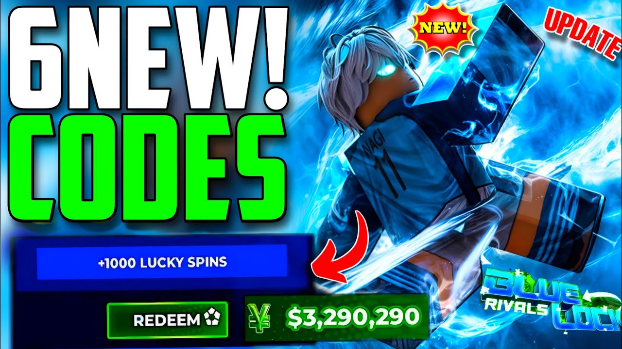NEW ⚠️[NEL NAGI]🔥UPDATE!! ⚠️BLUE LOCK RIVALS [ROBLOX] CODES 2025 - BLUE ...