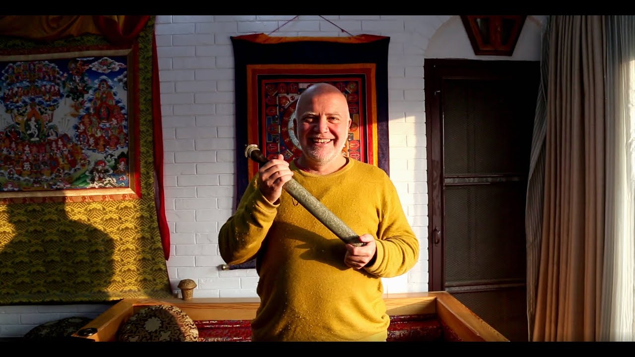 MEDITATION PRACTICE WITH TIBETAN SHORT SWORD. - YouTube