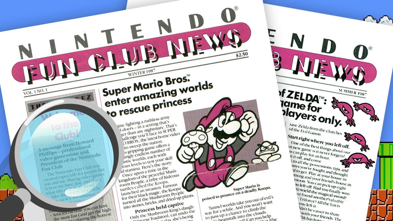 Let’s Explore Nintendo Fun Club News!! (Issues 1 & 2) - YouTube