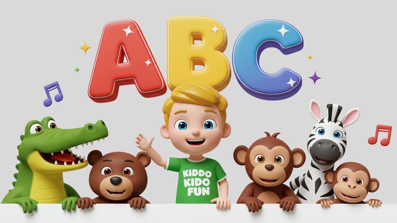 ABC Animal Adventure Song | Learn Alphabet, Animals & Emotions for Kids ...