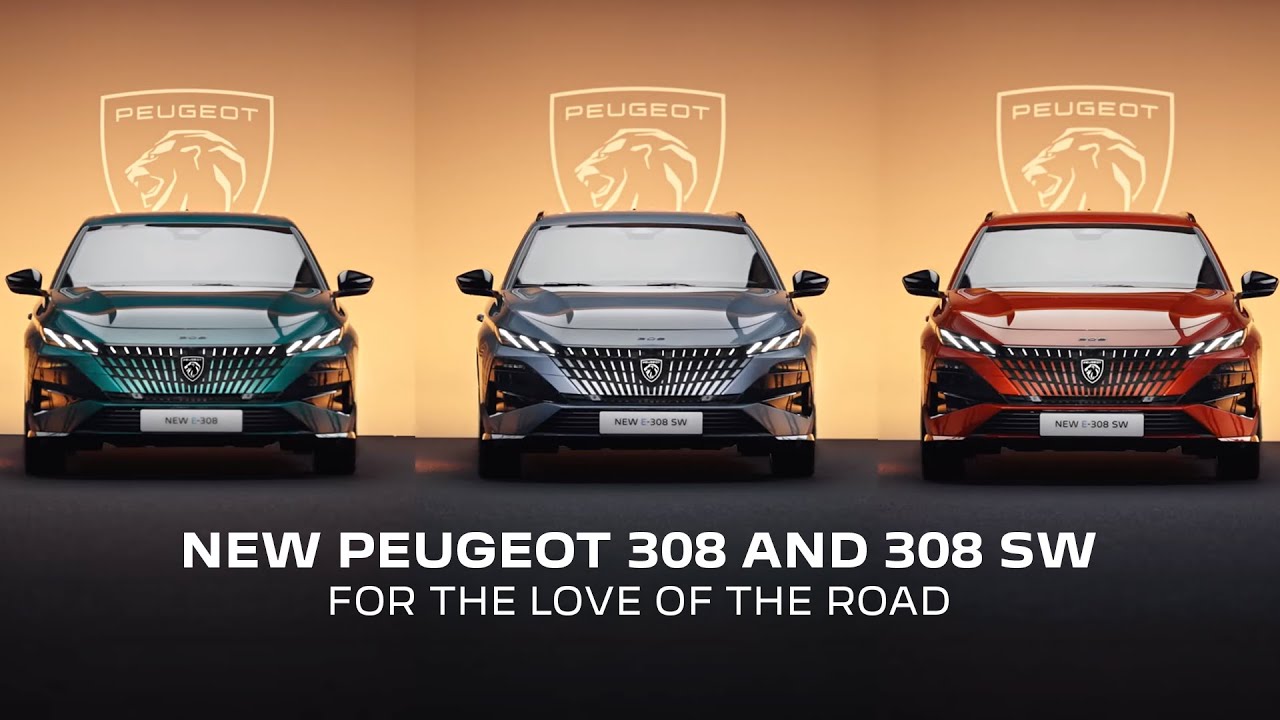 New Peugeot 308 and 308 SW | For the love of the road - YouTube