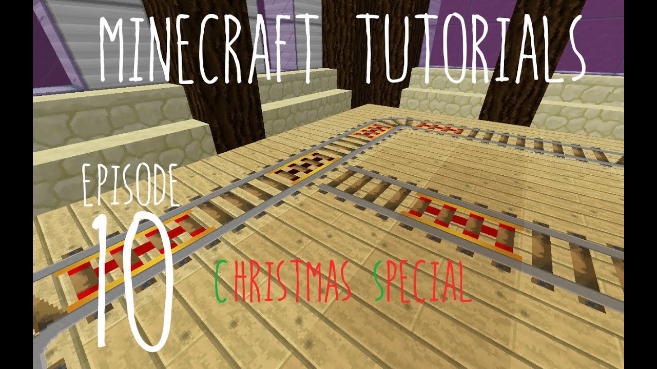 Minecraft Tutorials - Minecart T-Junction! - Episode 10 - YouTube