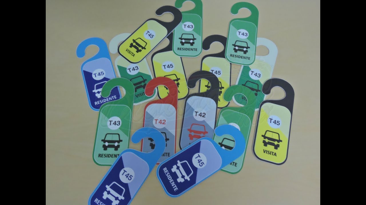 Marbetes, corbatines, Hangers para autos y Hoteles - YouTube