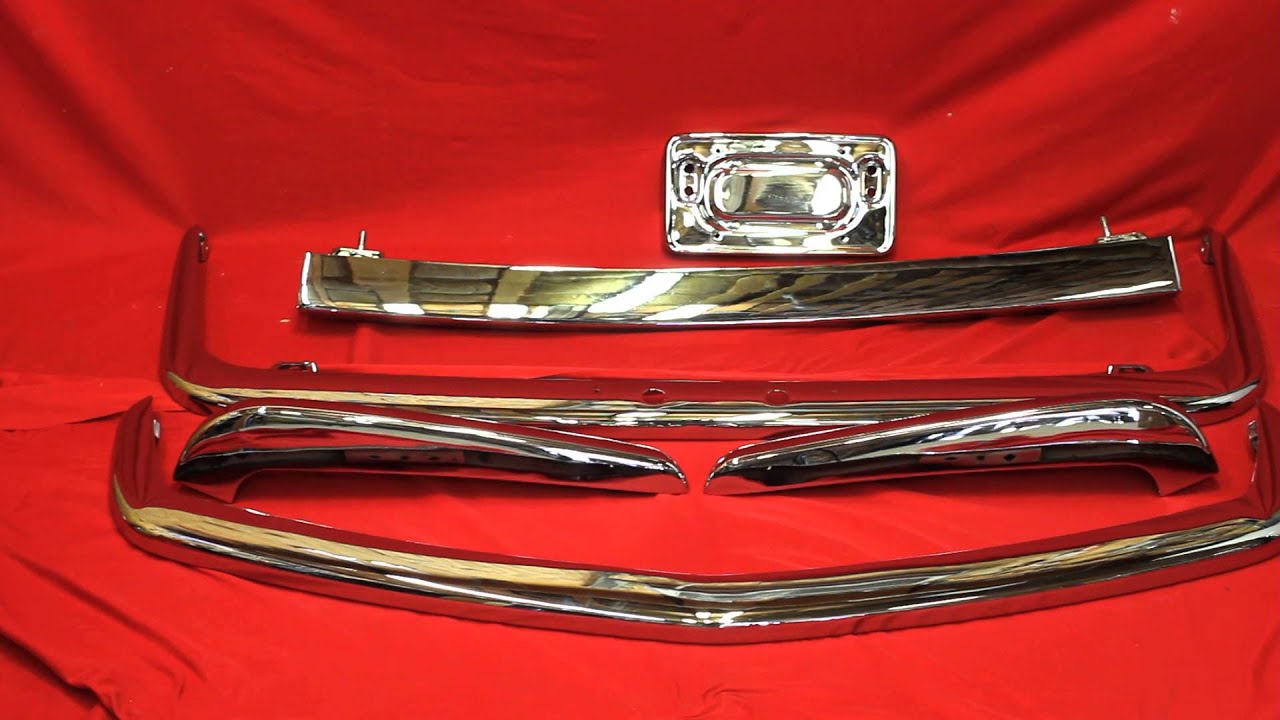 Chrome Triumph TR6 Bumpers - YouTube