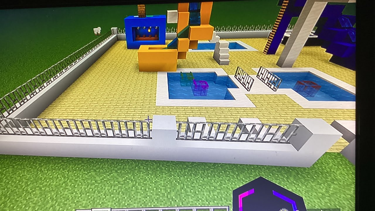 How to build a water park in Minecraft - YouTube