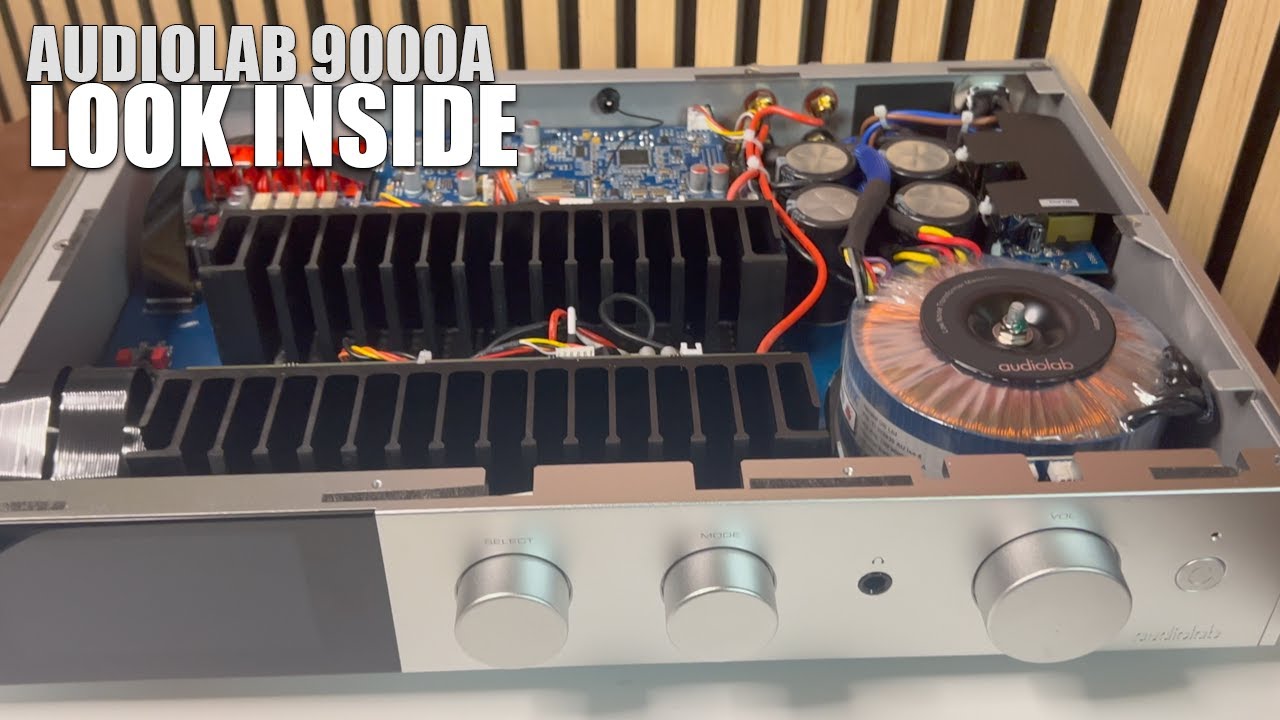 Audiolab 9000A - 360 degrees + look inside - YouTube