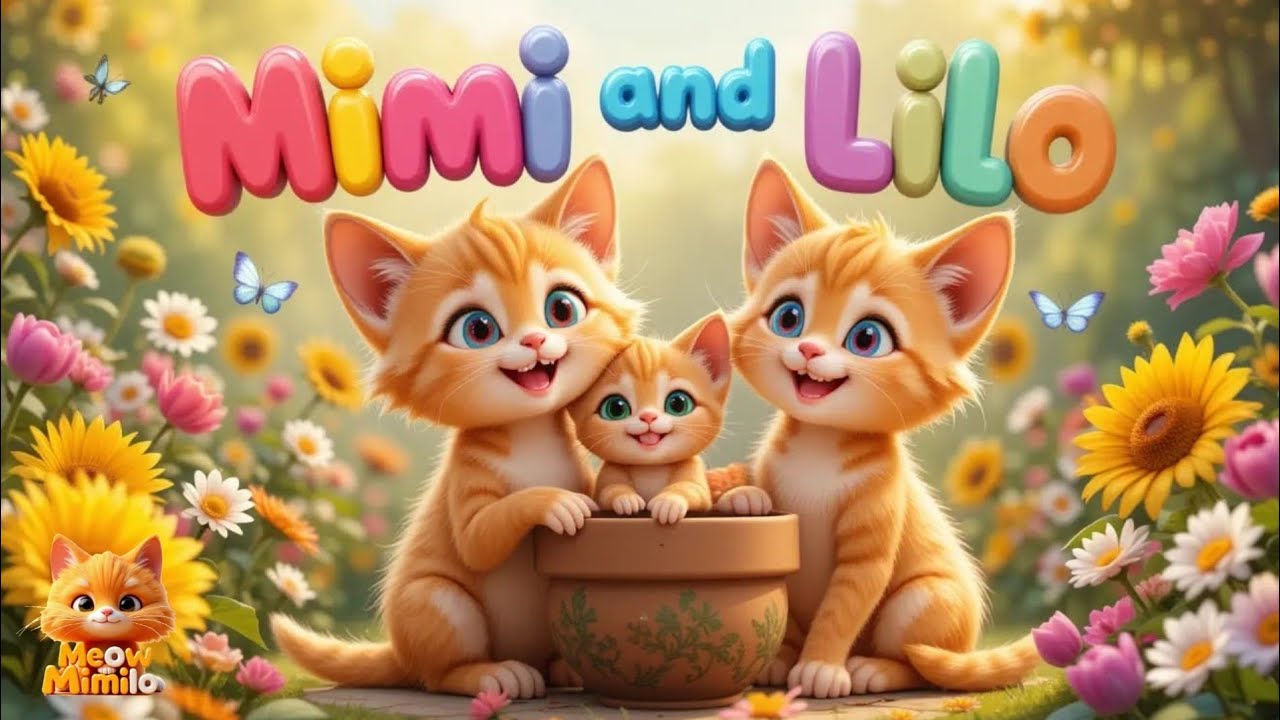 The Rainbow Garden of Mimi and Lilo #135 | meow mimilo - YouTube