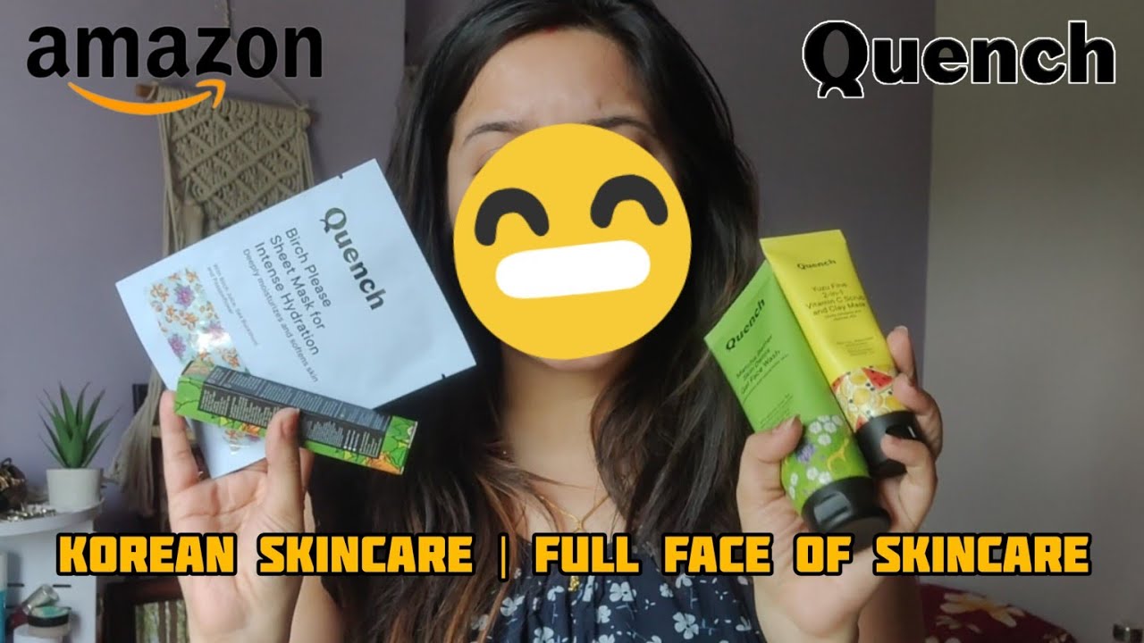 #amazonbeauty Full face of Skincare with Quench | Amazon Beauty ...
