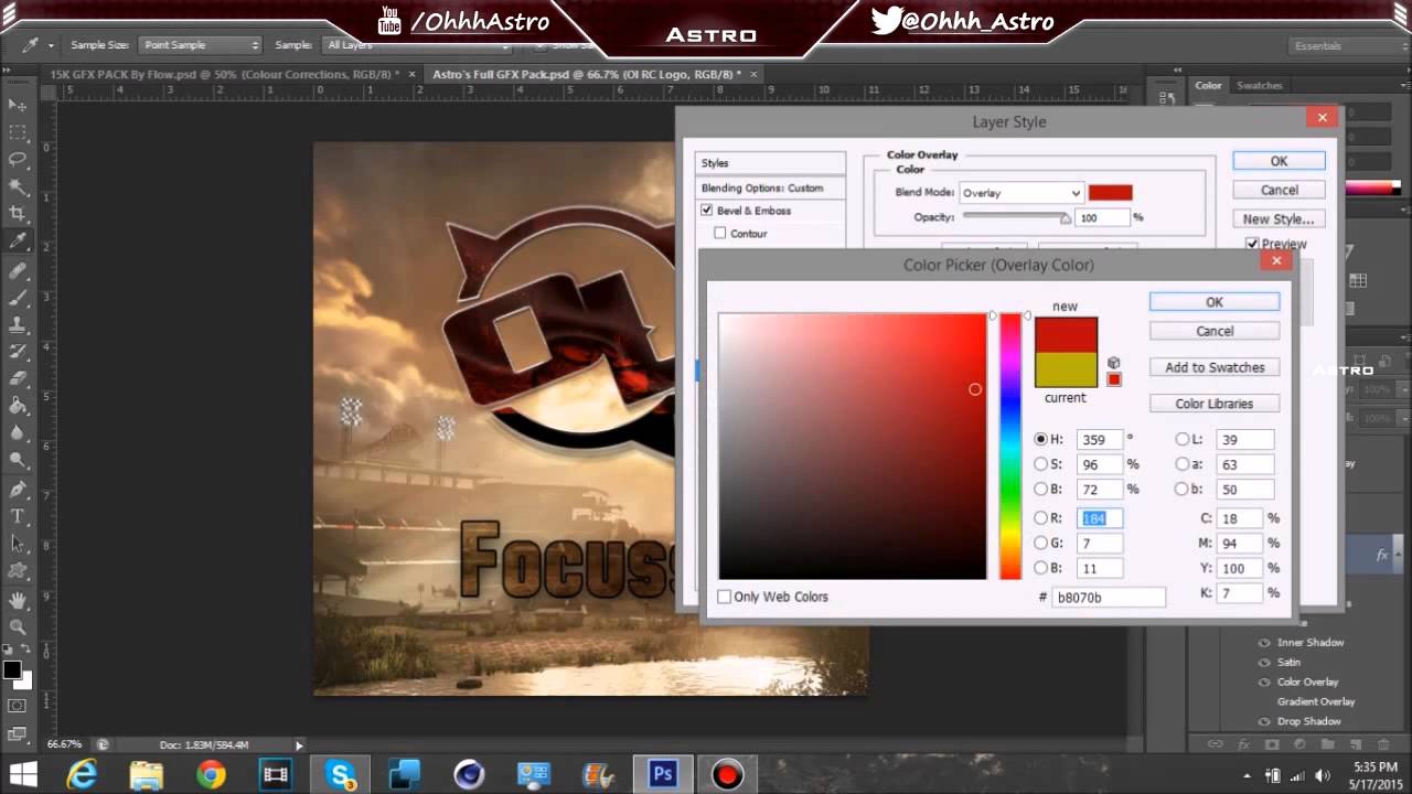 SICK GFX Sped Art| oL Focuss Logo SpeedArt - YouTube
