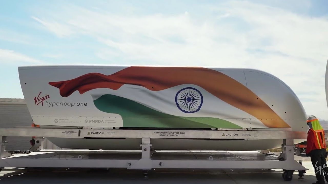 Hyperloop Train India Speed Test 1200 km/h in 2020 - YouTube