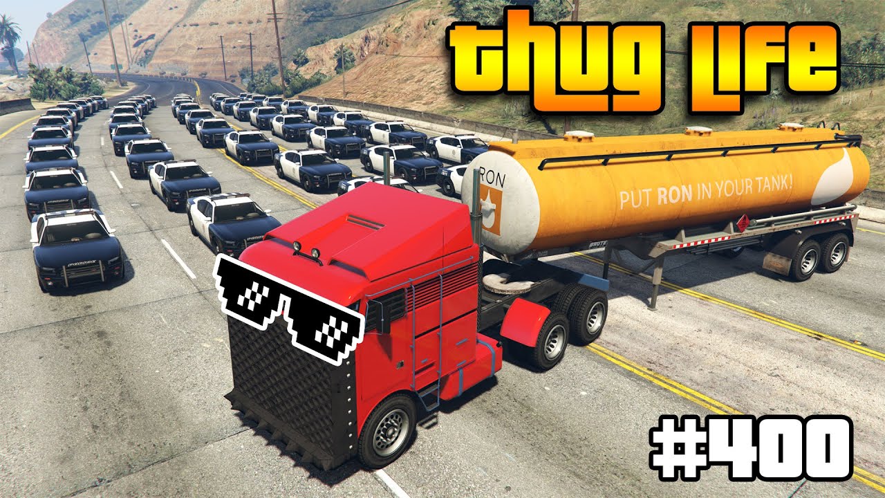 GTA 5 Thug Life Moments AND GTA 5 Funny Moments #400 - YouTube
