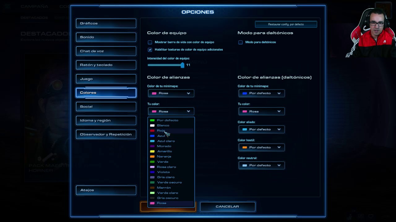 Iniciación a Starcraft 2 | Menú Opciones - YouTube