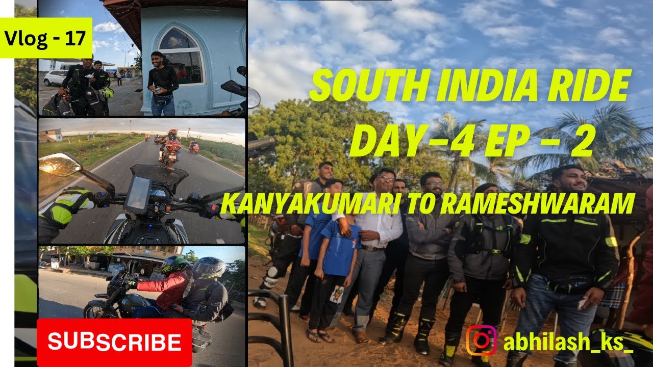 RAMESHWARAM BIKE RIDE *South INDIA Ride* | Vlog | Vlog - 17 | Day - 4 ...