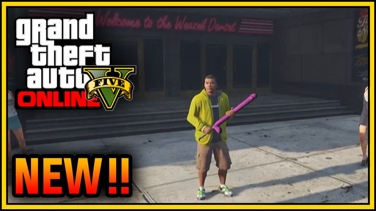 GTA 5 New Weapons Mods How to Get Katana Sword & Dildo as Weapons (GTA ...