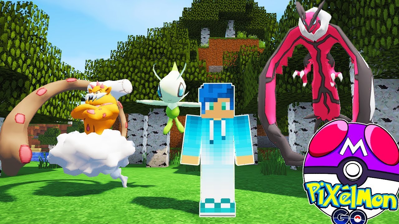 CAPTURO 3 LEGENDARIOS POR PURA SUERTE 😂 | PIXELMON GO MINECRAFT POKEMON ...