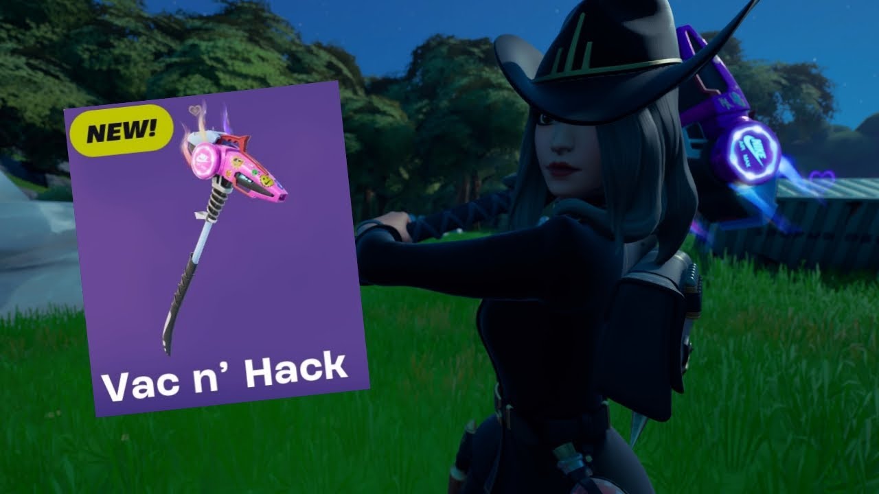 *New* VAC N' HACK Pickaxe GamePlay In FORTNITE! - YouTube