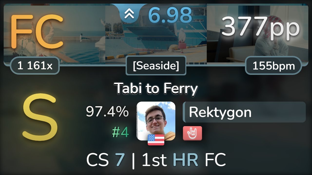Rektygon | FUJIN CLUB - Tabi to Ferry [Seaside] +HR 97.4% (#4 377pp FC ...