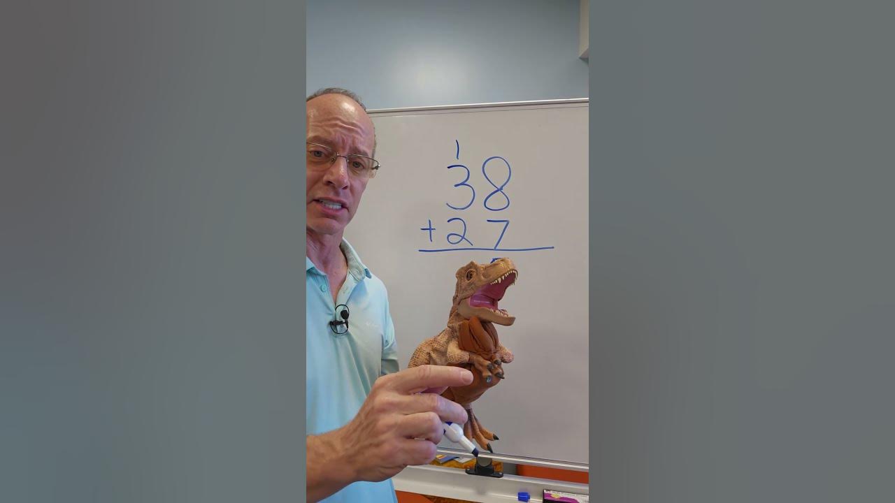 Double-Digit Addition with Dinosaurs 🦖 Adding 2 Digit Numbers 🦕 - YouTube