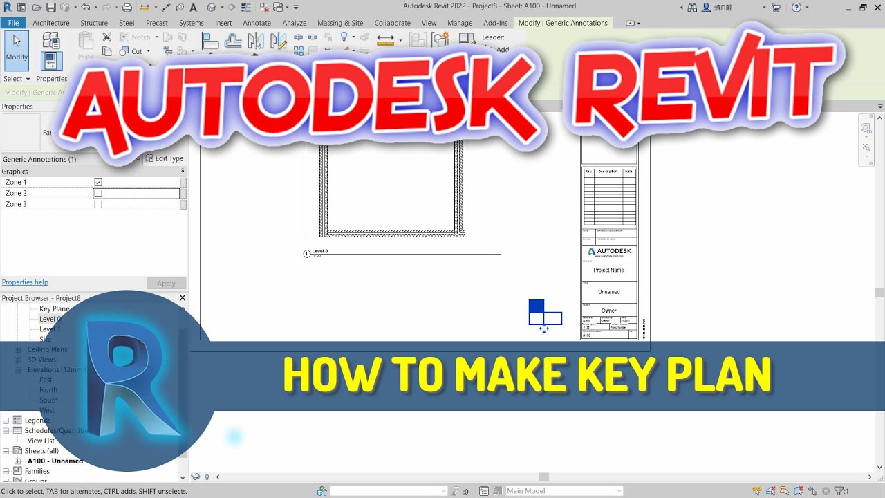 Revit How To Make Key Plan Tutorial YouTube Revit How To Make Key Plan Tutorial YouTube