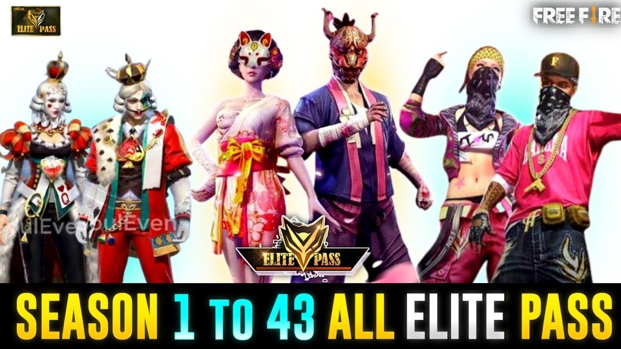 FREE FIRE ALL ELITE PASS BADGE AND BUNDLE ELITE PASS SEASON 1 TO 43 free-fire-all-elite-pass-badge-and-bundle-elite-pass-season-1-to-43