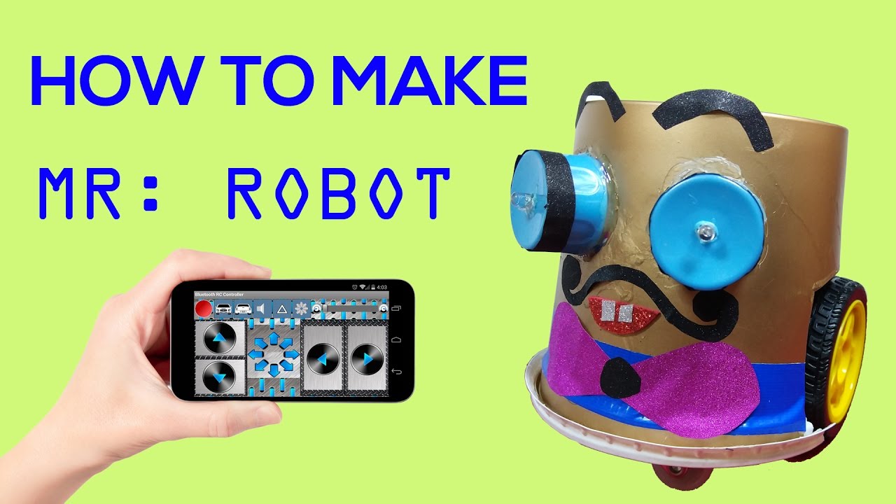 WOW Mr ROBOT DIY Bluetooth Controlled Robot At Home How To Make A Simple Robot YouTube wow-mr-robot-diy-bluetooth-controlled-robot-at-home-how-to-make-a-simple-robot-youtube